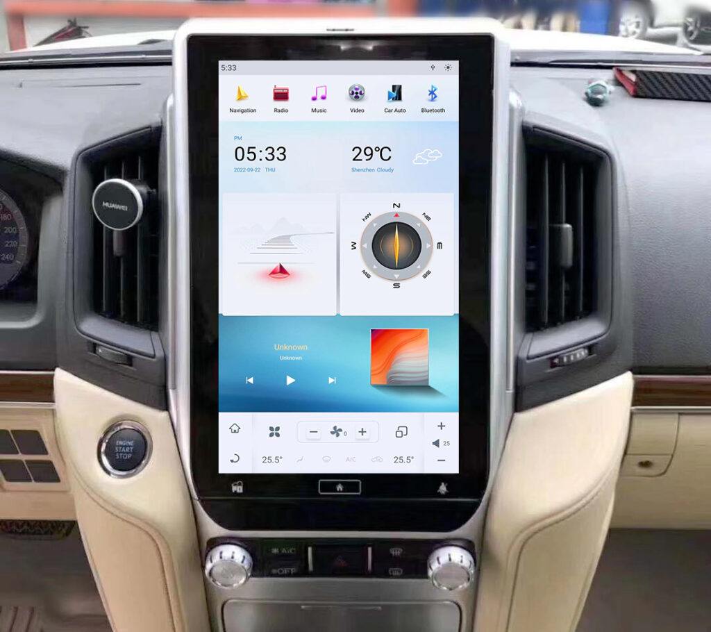 Uk master Android Monitor for Toyota Land Cruiser VXR (LC200) 2008-15 ...
